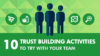 10 Trust Building Activities to Try with Your Team • SpriggHR