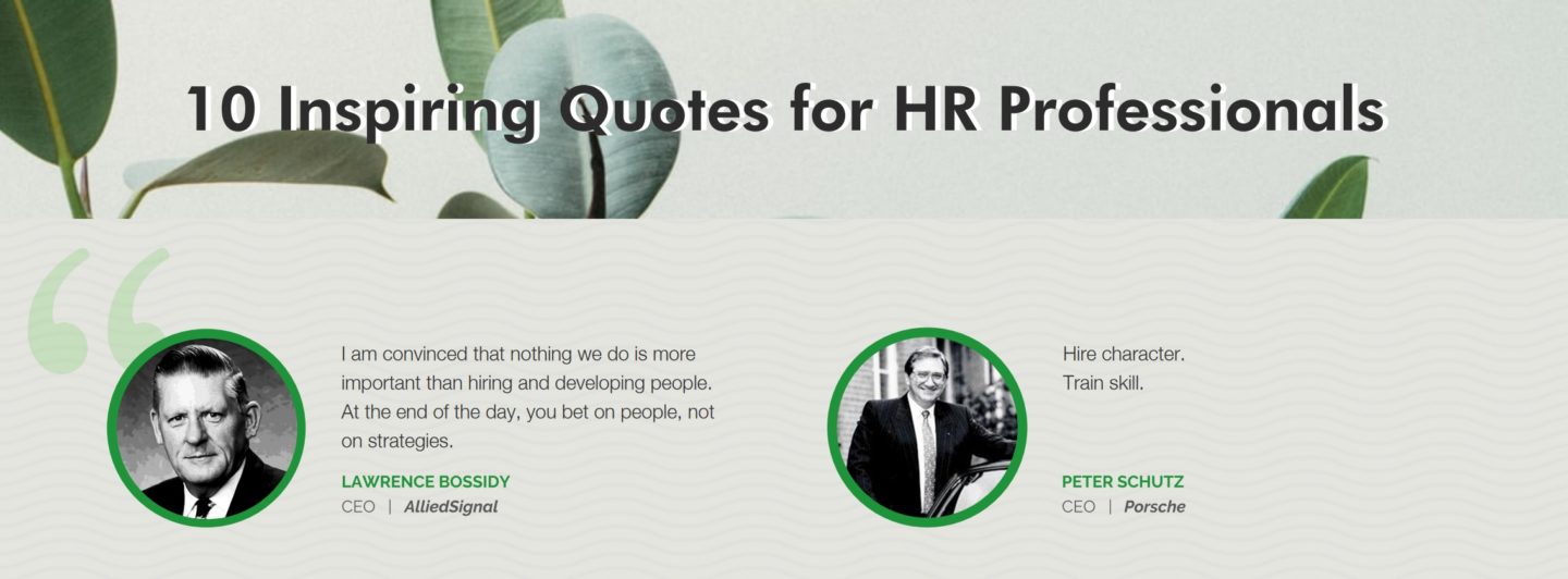 Top 10 Most Inspiring HR Quotes for HR Professionals • SpriggHR