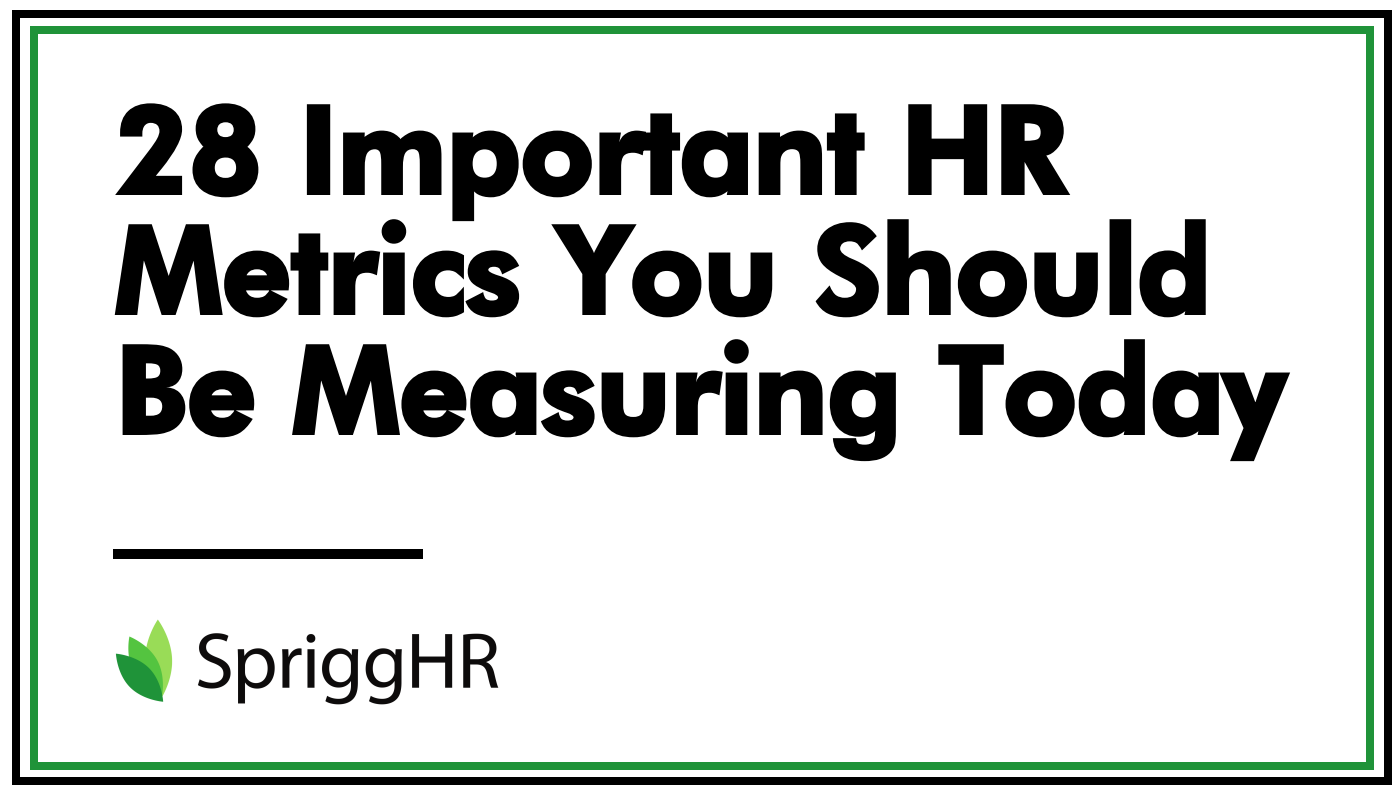 Download HR Metrics SpriggHR